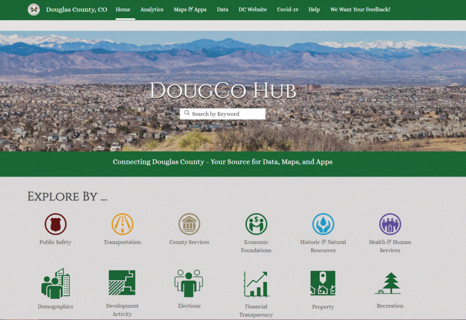GIS Open Data, Maps, and Apps - Douglas County